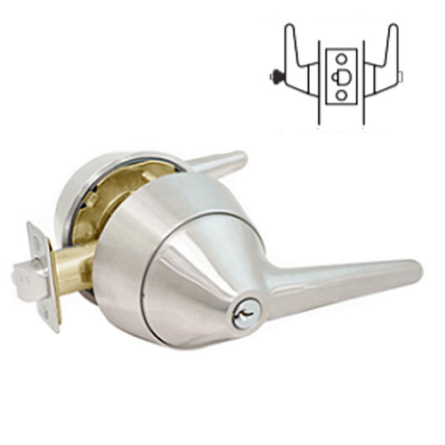Cal-Royal LRC101 dormitory ligature resistant lever lock, grade 1 ansi f90