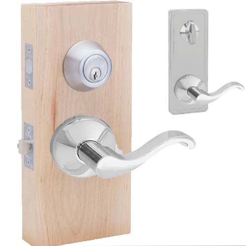HILAST30 Cal-Royal interconnected passage lever and deadbolt lock ANSI-F95