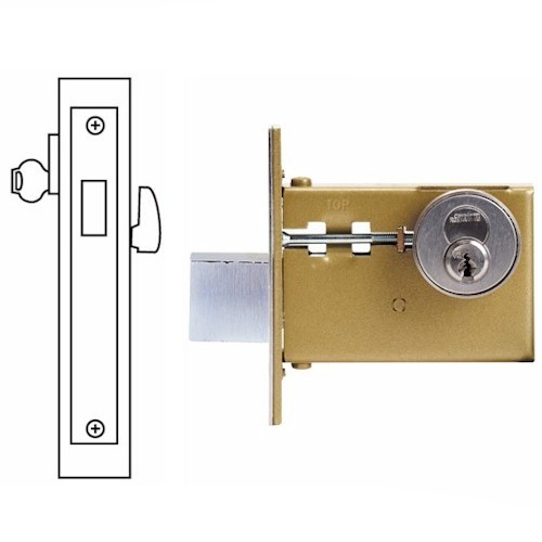 Corbin Russwin DL4117 mortise deadlock classroom function