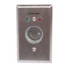 Locknetics 653-0404 L2 key switch, bi-direction cw/ccw, 2-spst, 2 led