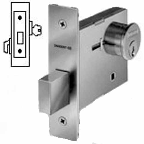 Sargent 487 deadbolt, cylinder w/thumbturn, classroom grade 1