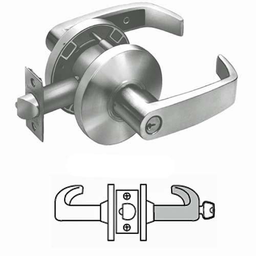 Sargent 28-65G04 cylindrical storeroom or closet lever grade 2